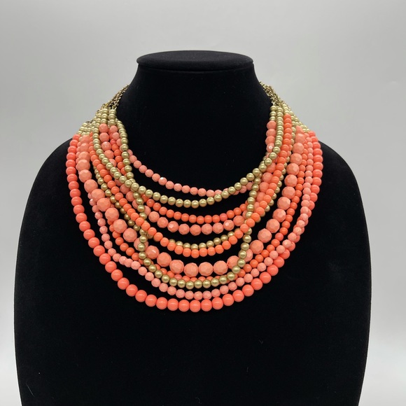 Bellum & Rogue | Jewelry | Bellum And Rogue Multi Strand Colorful Resin ...